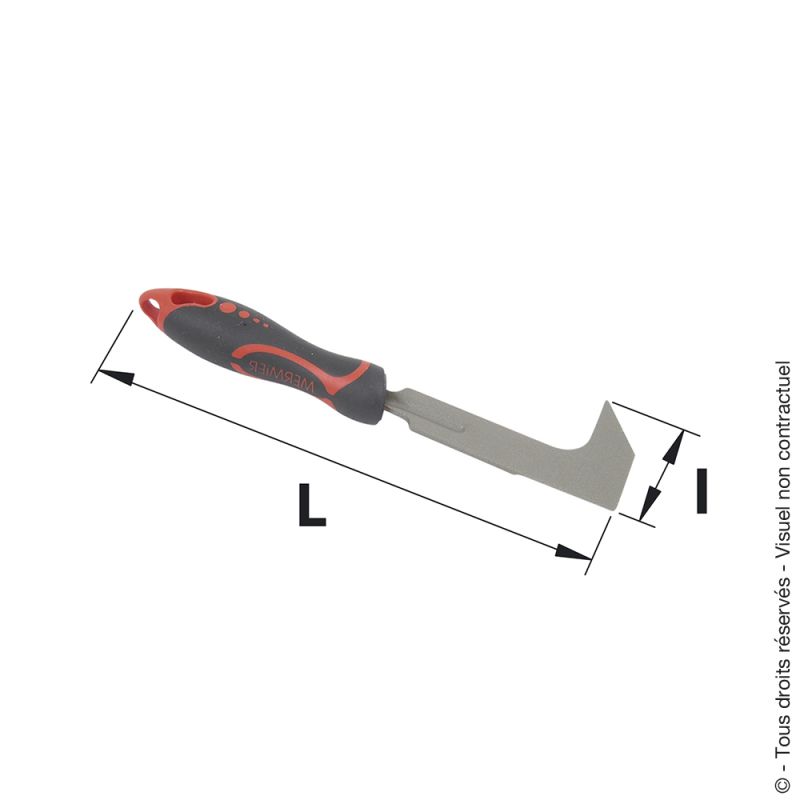 Weeding knife and Mower deck scraper set